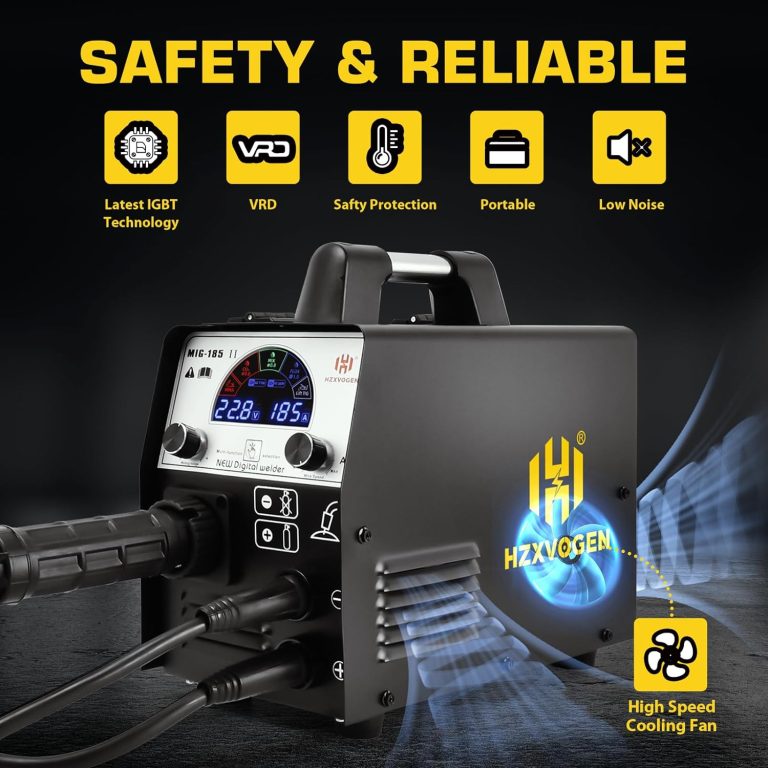 HZXVOGEN 250A Aluminum MIG Welder Review | Ricky's Welding Equipment