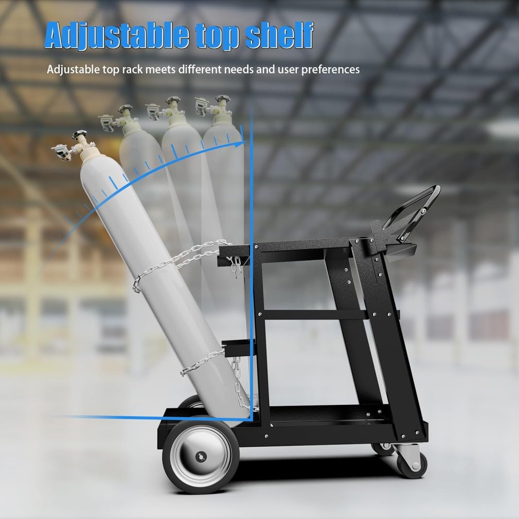 Welding Cart with Upgraded Wheels Review | Ricky's Welding Equipment