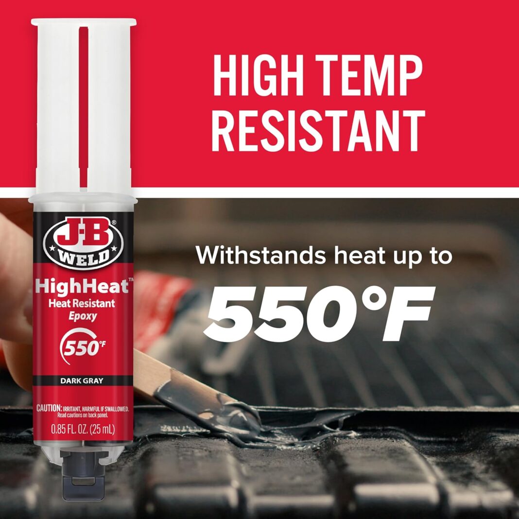 J-B Weld High Heat Epoxy Syringe, Dark Grey review | Ricky's Welding ...
