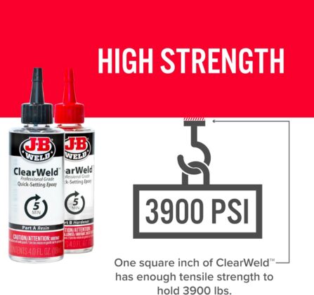 J-B Weld Pro-Size ClearWeld 5-Minute Set Epoxy review | Ricky's Welding ...